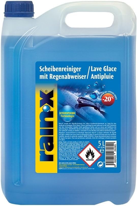 Rain-X Scheibenreiniger 5L Regenabweiser Frostschutz -20°C Klare Sicht